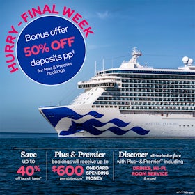 Crown Princess Cruises 2024-2026 | CRUISE SALE $112/day