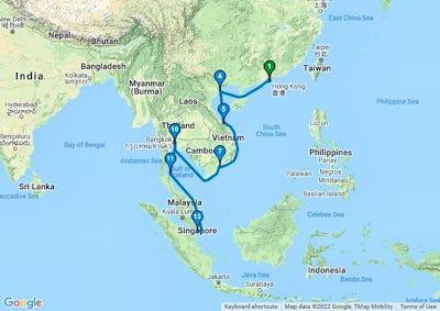 Southeast Asia Cruises 2023-2026 | Cruises from Southeast Asia $104/day