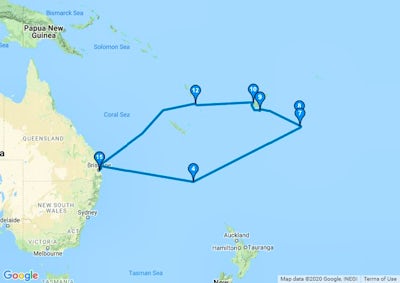 Cruises visiting Location of mutiny on the Bounty | 2022-2023 Location ...